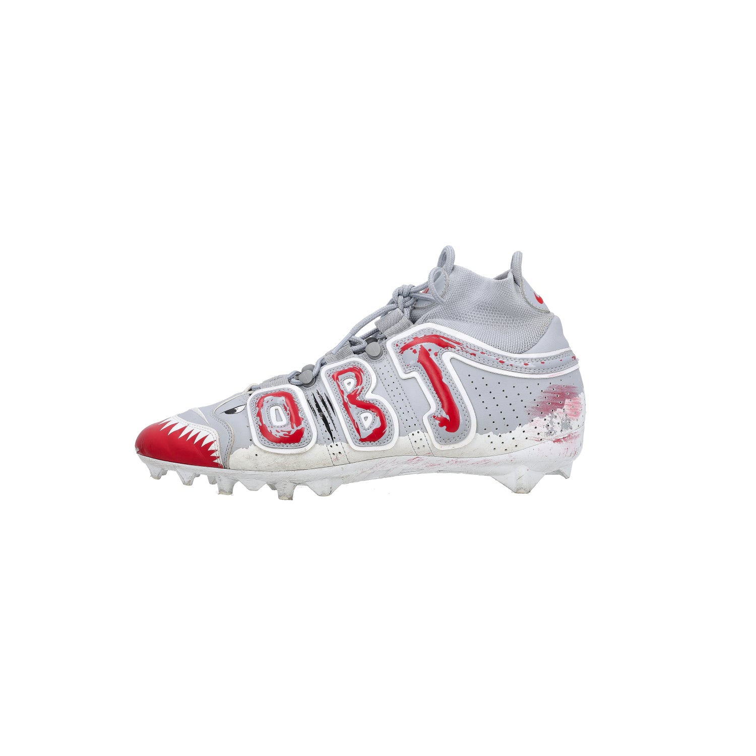 OBJ Game Used Shark Head Cleats – The Vault Shop